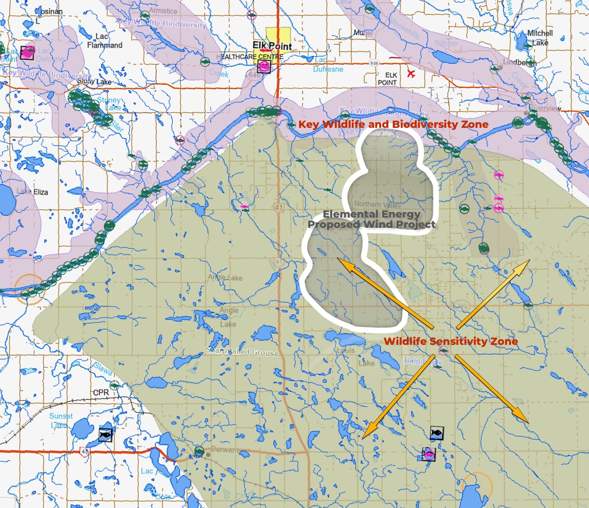Alert: A Key Wildlife Sensitivity Zone - WIND CONCERNS